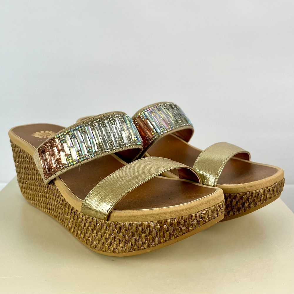 Brand New | Yellow Box | Diamant Platform Wedges | Si… - Gem